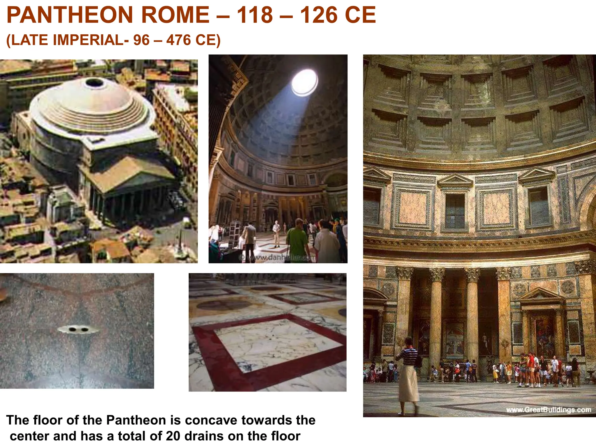 ROMAN ARCHITECTURE Sanctuaries, Temples Forums, Basilicas & related ...