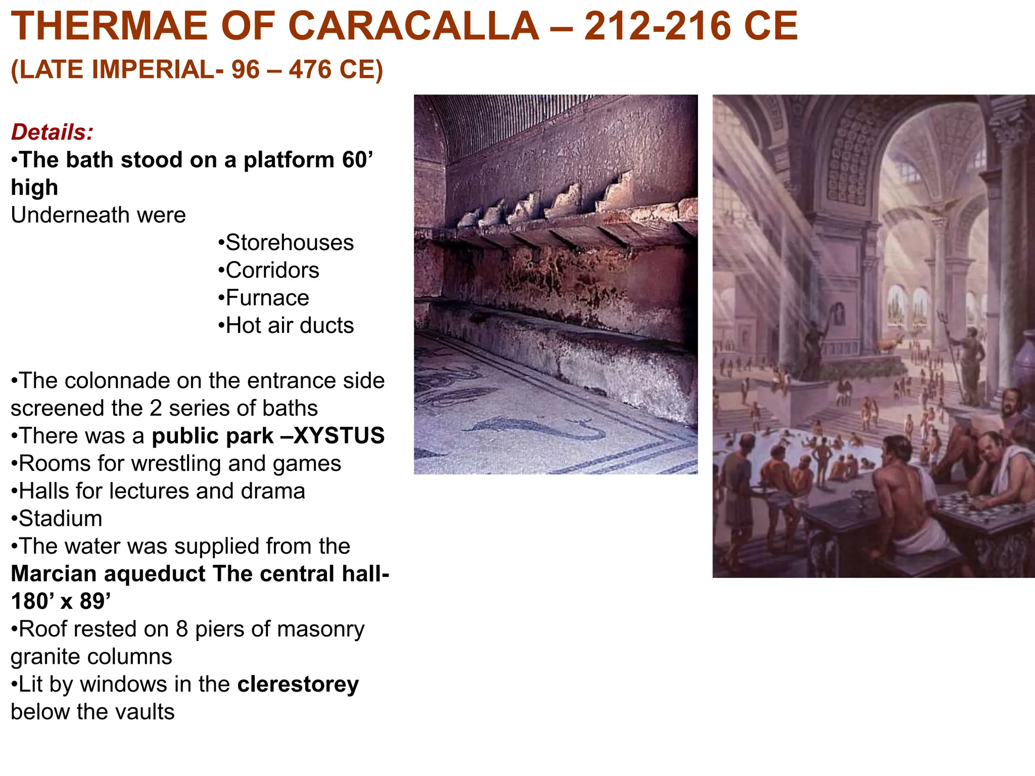 ROMAN ARCHITECTURE Sanctuaries, Temples Forums, Basilicas & related ...