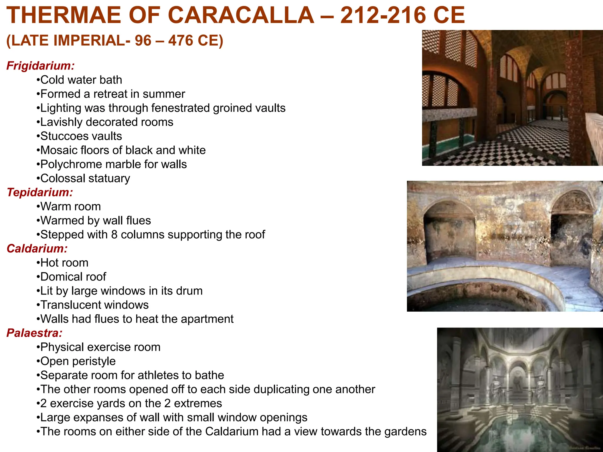 ROMAN ARCHITECTURE Sanctuaries, Temples Forums, Basilicas & related ...