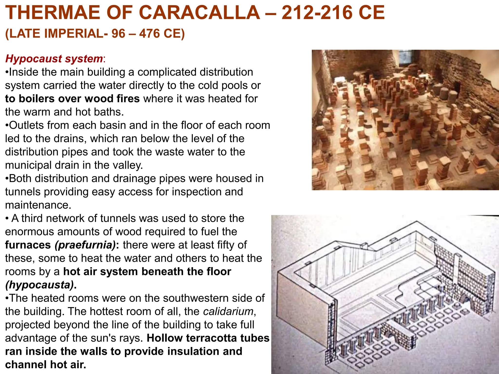 ROMAN ARCHITECTURE Sanctuaries, Temples Forums, Basilicas & related ...