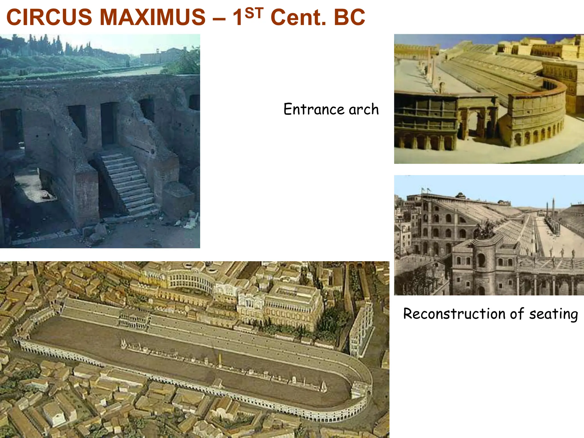 ROMAN ARCHITECTURE Sanctuaries, Temples Forums, Basilicas & related ...