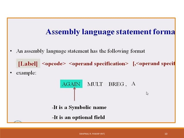 5.Elements of Assembly Language in System Software.pdf