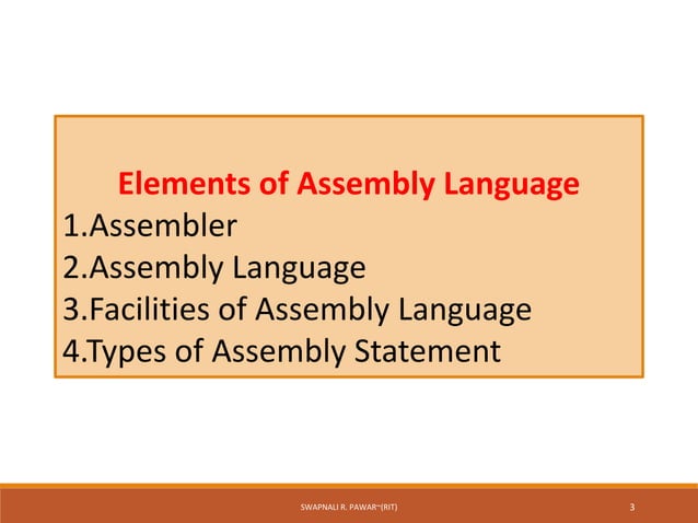 5.Elements of Assembly Language in System Software.pdf