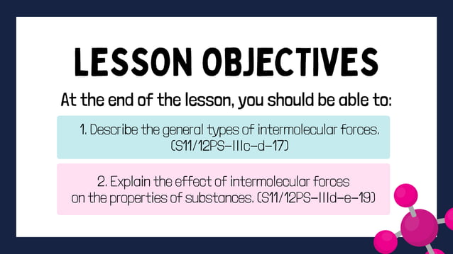 Lesson 5 Intermolecular Forces of attraction | PDF | Chemistry | Science