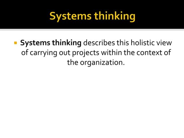 THE PROJECT MANAGEMENT AND INFORMATION TECHNOLOGY CONTEXT | PPT