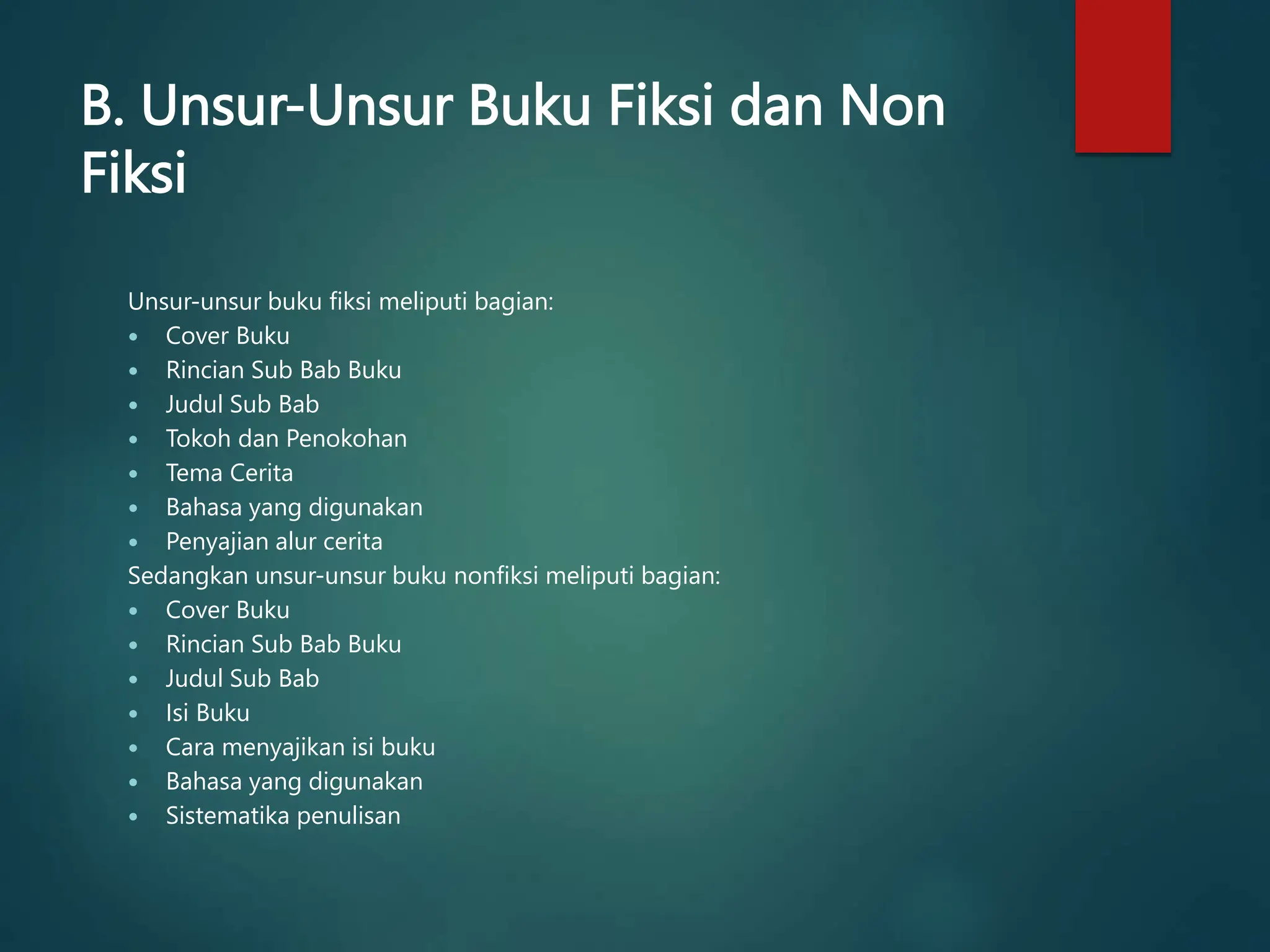 Buku fiksi dan nonfiksi Kelas 7 SMP.pptx