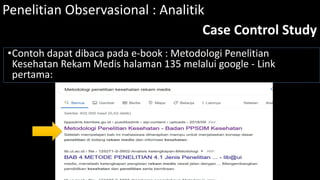 Rancangan Desain Penelitian dalam Penelitian Kesehatan | PDF