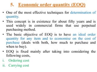 INVENTORYCONTROL. definition and methods | PPTX