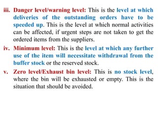 INVENTORYCONTROL. definition and methods | PPTX