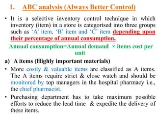 INVENTORYCONTROL. definition and methods | PPTX