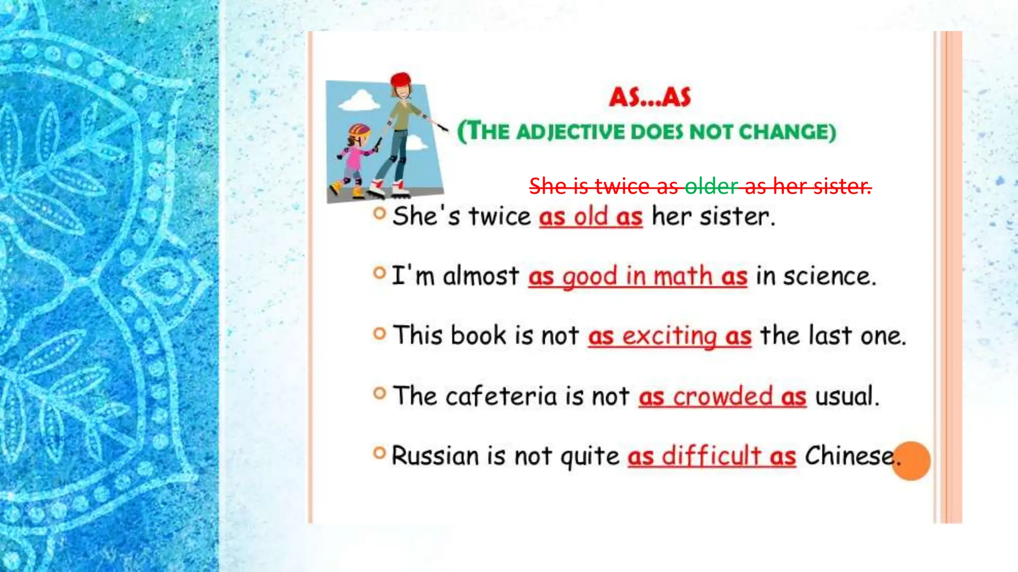 Comparative and Superlative adjectives (not) as…as.pptx