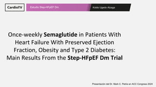 Estudio STEP HFpEF DM | PDF