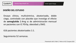 Estudio STEP HFpEF DM | PDF