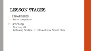 5.5-01 - Listening Skill Lesson 1.powerpoint present | PPTX | Resume ...