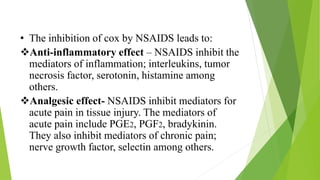 5. PHARMACOLOGY II (1).pptx Analgesic and nsaids | PPTX