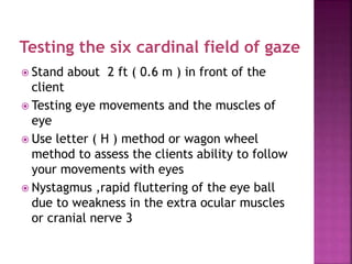 5. Eye Assessment.ppt Nursing Student Content | PPT