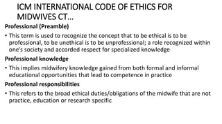 5. INTERNATIONAL CONFEDERATION OF MIDWIFES (ICM).pptx