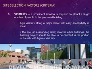5.0 Site Selection in Landscaping design and Planning.pptx