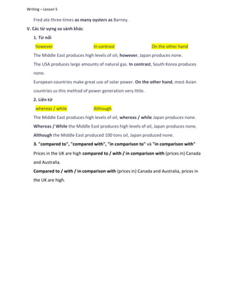 5. Comparision excercise in task 1 ielts | PDF