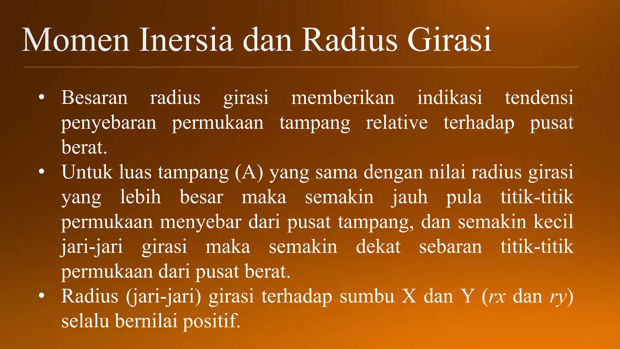 5. Mekanika Bahan - Momen Inersia.pptx teknik sipil | PPTX
