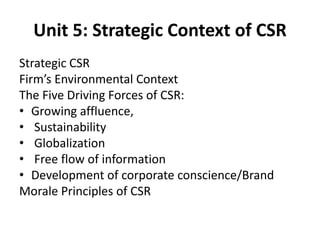 5.Strategic-CSR.pptxgjsjsjdjjsjjjsjjsgshhshh | PPTX | Green Solutions ...