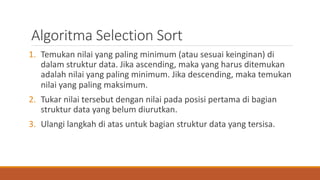 desain dan analisis algoritma - Sorting.pdf