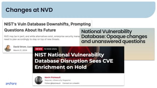 Adapting to the new normal at NVD with Anchore Vulnerability Feed | PDF