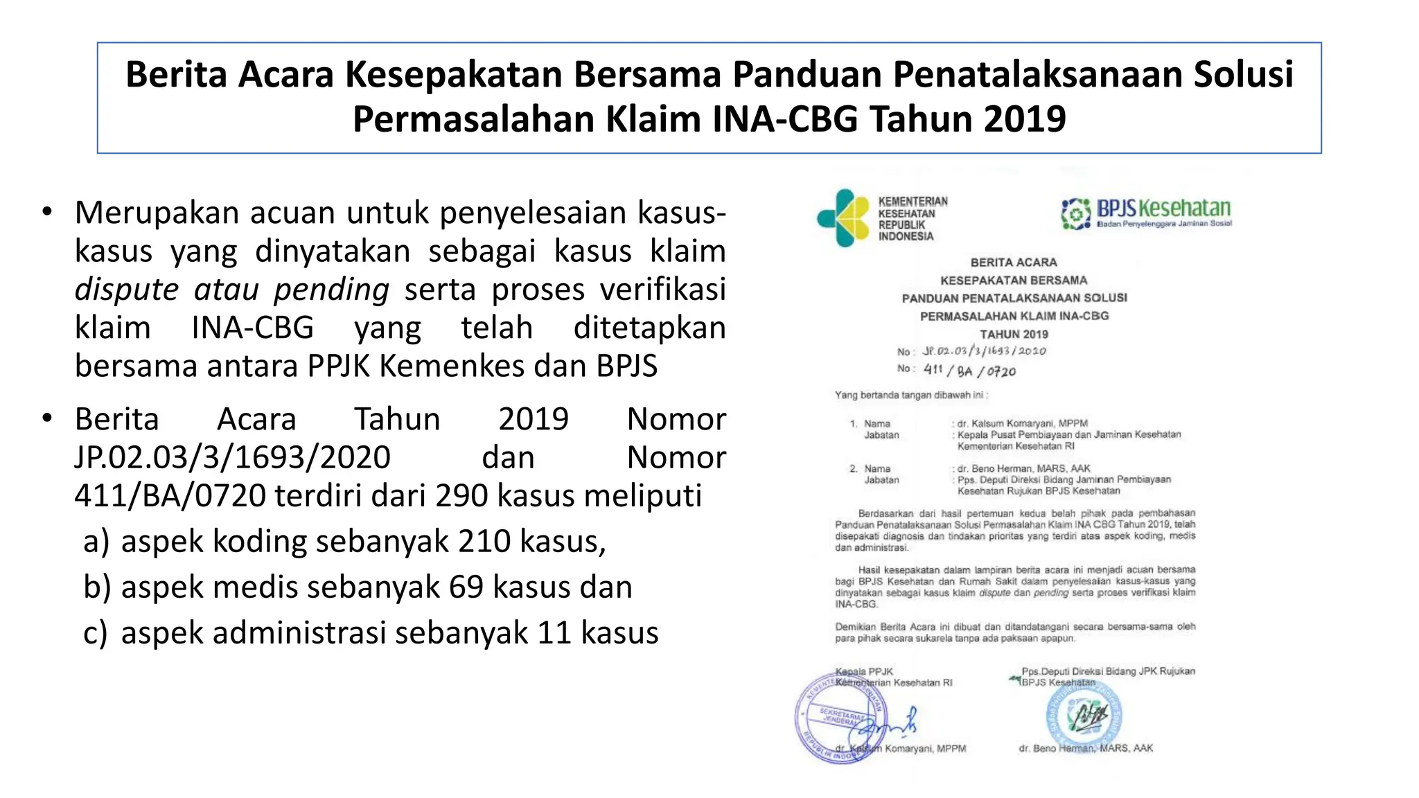 5. Penjelasan Penyelesaian Dispute Klaim dan Studi kasus ketidak.pdf