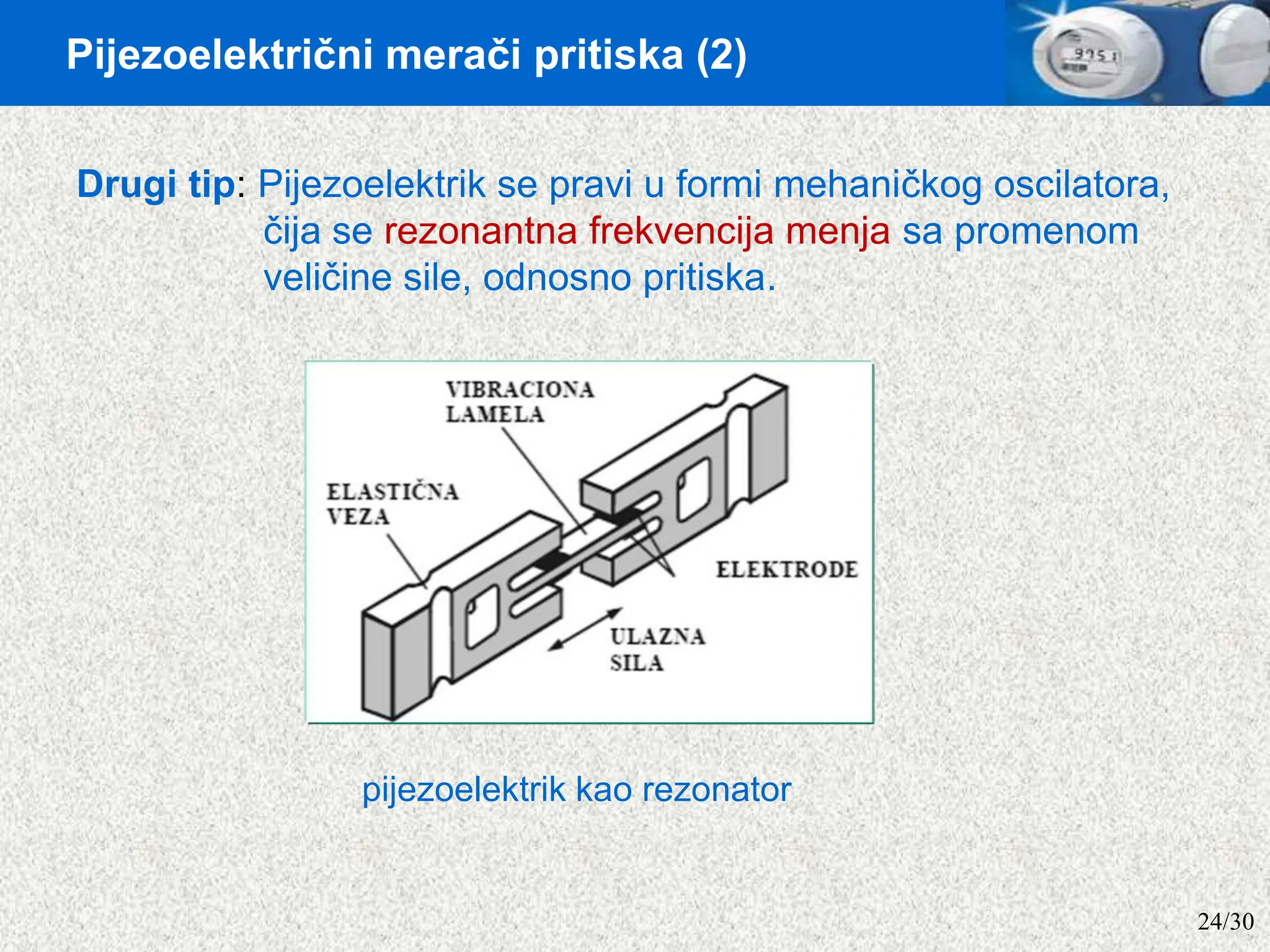 Merenje pritiska (merni uređaji, principi merenja) | PPT