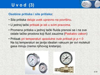Merenje pritiska (merni uređaji, principi merenja) | PPT