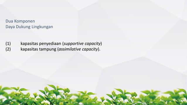 DAYA DUKUNG LINGKUNGAN PENGETAHUAN LINGKUNGAN.pptx