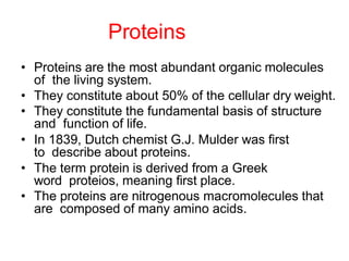 5. Protein structure and function and amino.pptx