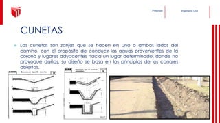 5.- DRENAJES.pptx curso de caminos y pavimentos | PPTX