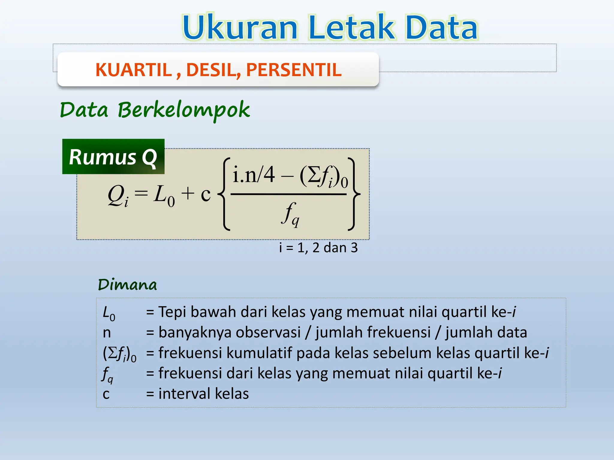 5. Statistik Ekonomi: Ukuran Letak Data.pptx