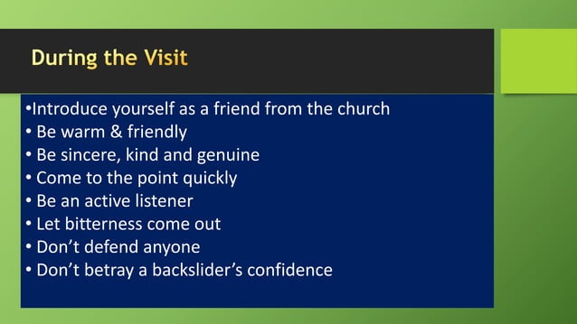 Visitation for care group by Armando Capangpangan.pptx | Christianity ...