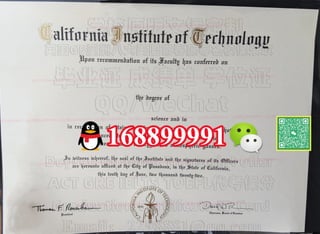 California Institute of Technology degree offer diploma Transcript | PDF