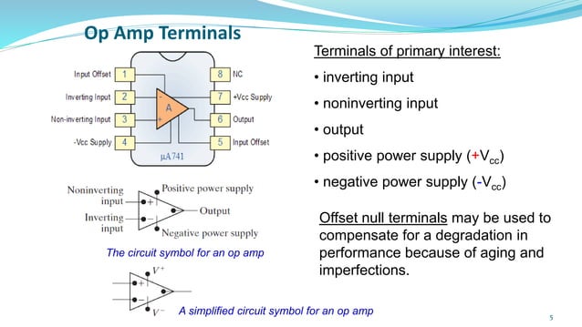 5. Lecture 5 - Operational Amplifier - Upload.pdf | Computer Networking | Computing