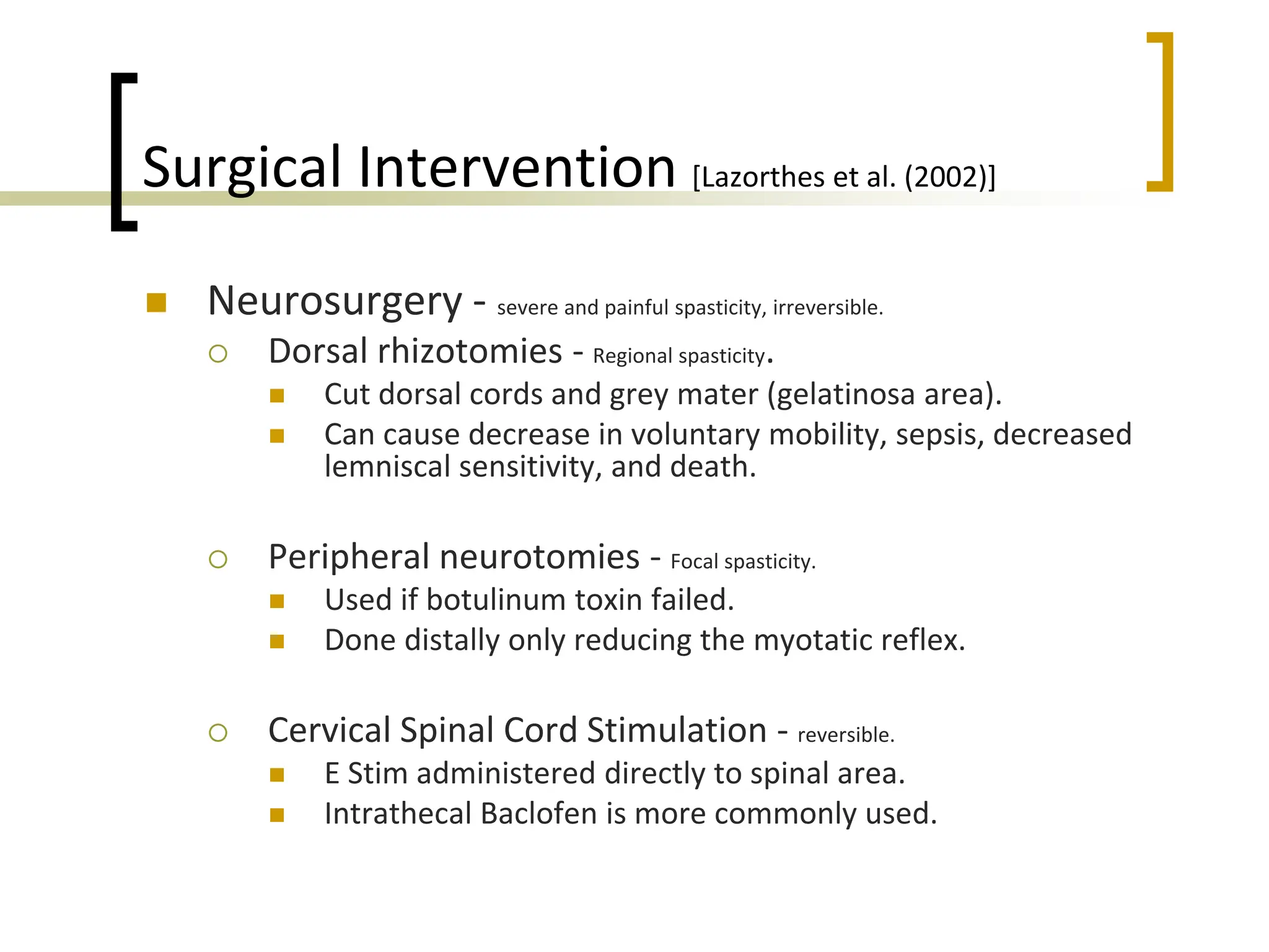 5. Spasticity causes and neurosurgical management .pptx
