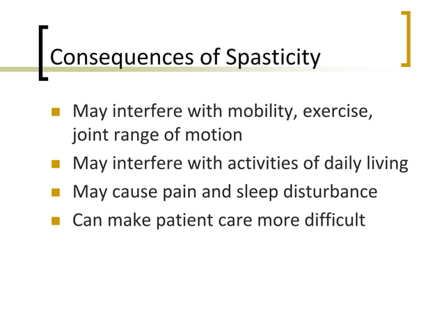 5. Spasticity causes and neurosurgical management .pptx | Physical ...