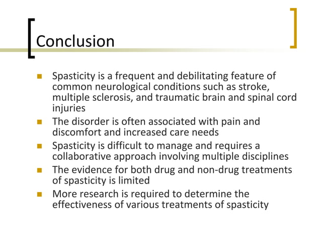 5. Spasticity causes and neurosurgical management .pptx | Physical ...