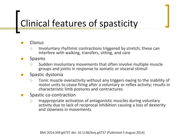 5. Spasticity causes and neurosurgical management .pptx | Physical ...
