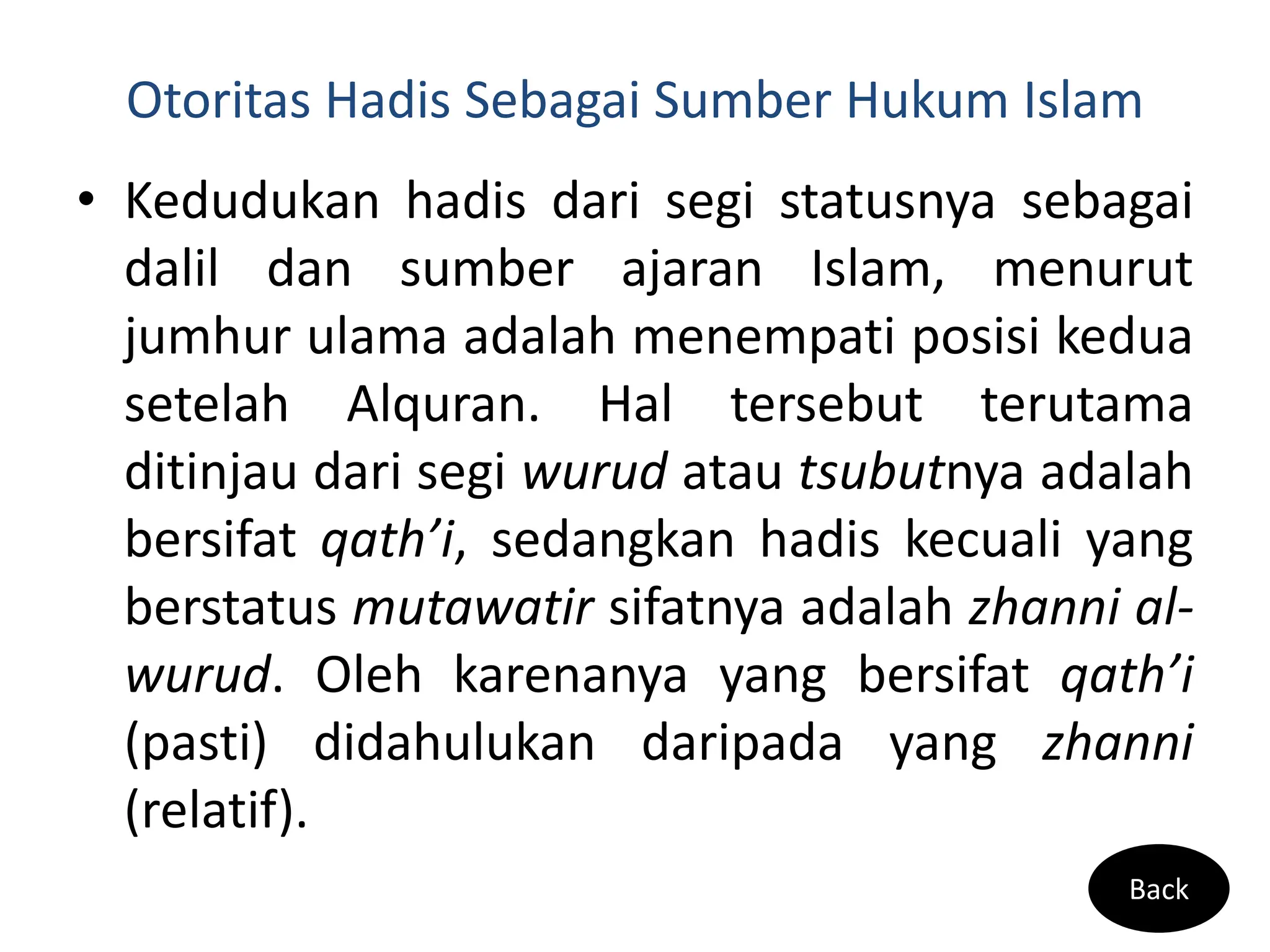 5. ppt hadis sebagai sumber ajaran islam.pptx