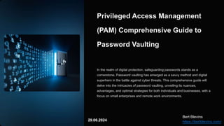 The Ultimate Guide to Password Vaulting: Strengthening Digital Security ...