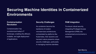 Enhancing Server Security with Privileged Access Management (PAM) for Machine Identities | PPT