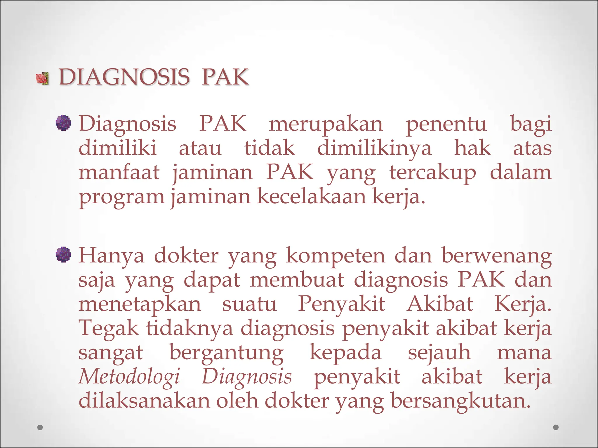 materi kesehatan dan keselamatann kerja mengenai penyakit akibaat kerja | PPT