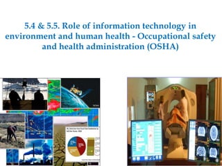 Role of information technology in environment and human health.ppt