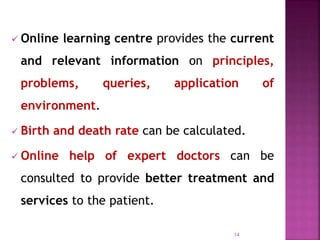 Role of information technology in environment and human health.ppt