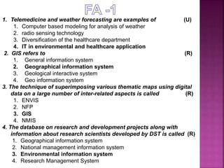 Role of information technology in environment and human health.ppt
