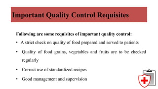 Quality quantity control of food safety | PPTX