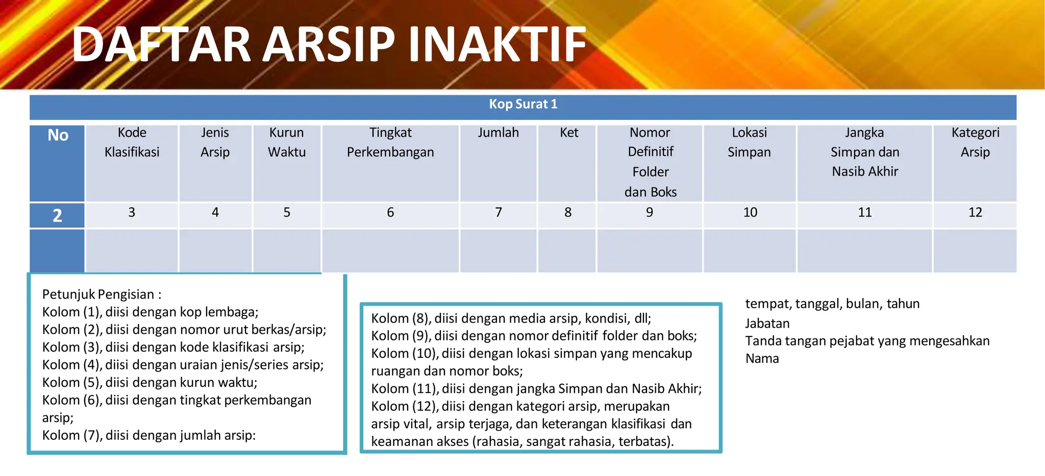 Pengelolaan Arsip Inaktif Pada Instansi Pemerintahan | PPTX